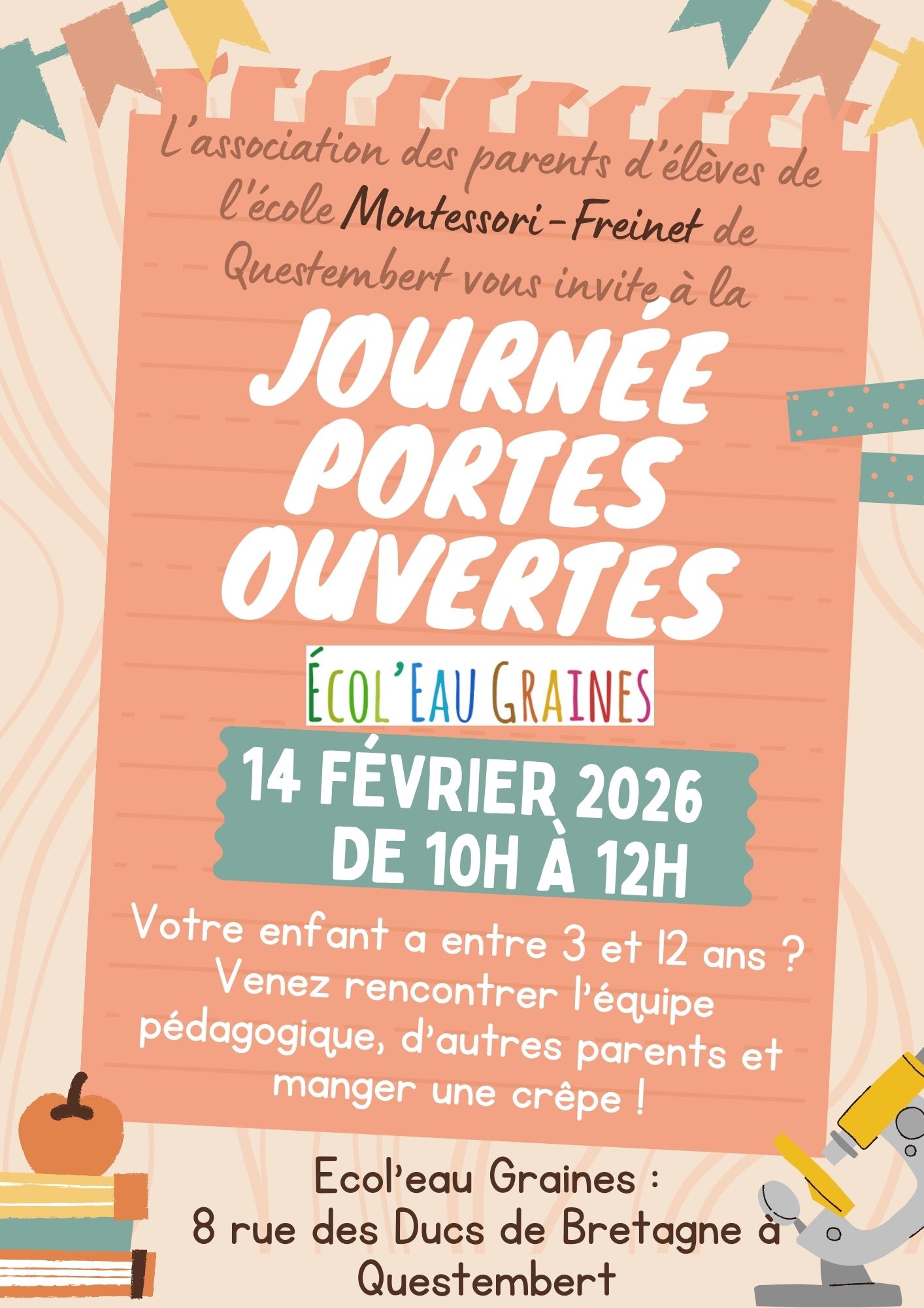 PORTE OUVERTE DE L ECOLE MONTESSORI FREINET ECOL'EAU GRAINES ...